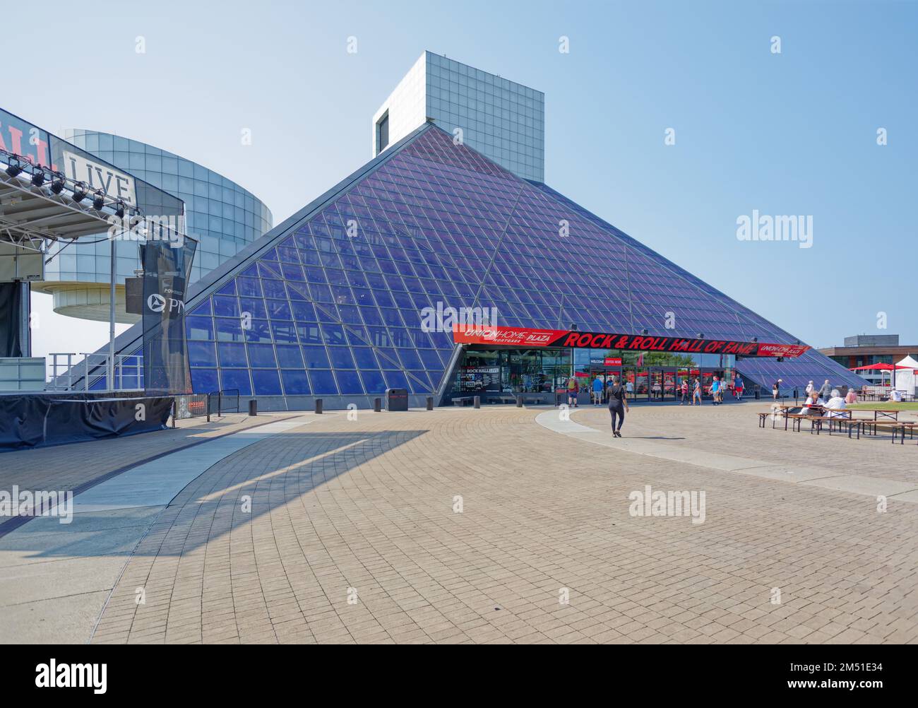 I.M. Pei-designed Rock and Roll Hall of Fame opened in 1995, becoming ...