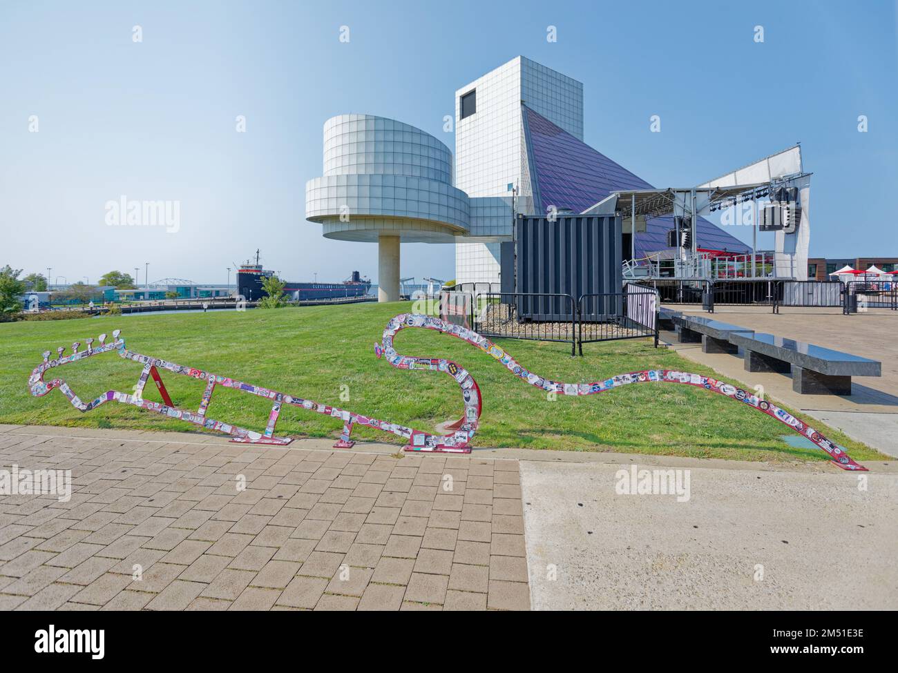 I.M. Pei-designed Rock and Roll Hall of Fame opened in 1995, becoming ...