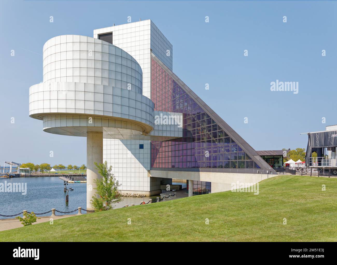 I.M. Pei-designed Rock and Roll Hall of Fame opened in 1995, becoming ...