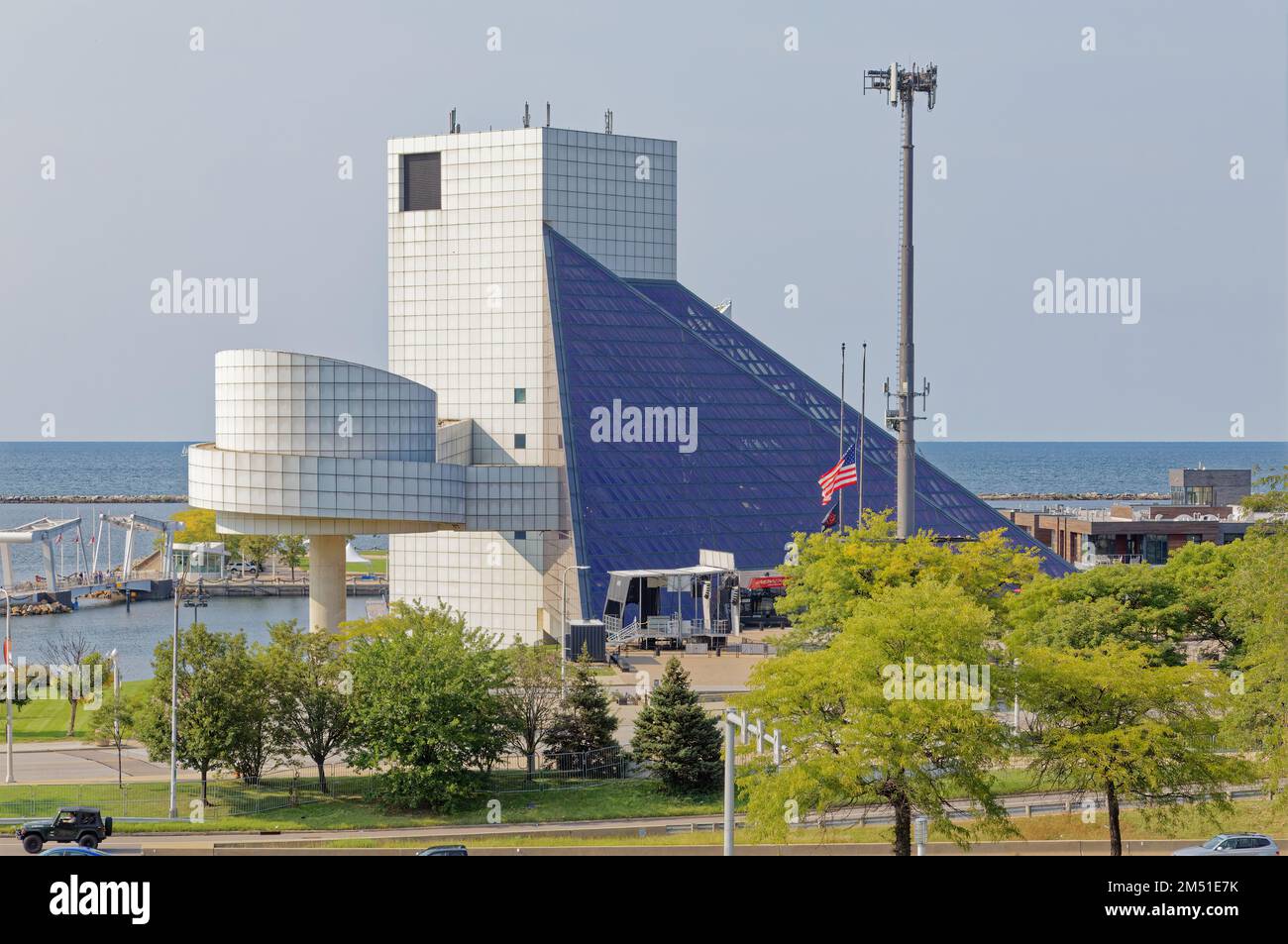 I.M. Pei-designed Rock and Roll Hall of Fame opened in 1995, becoming ...