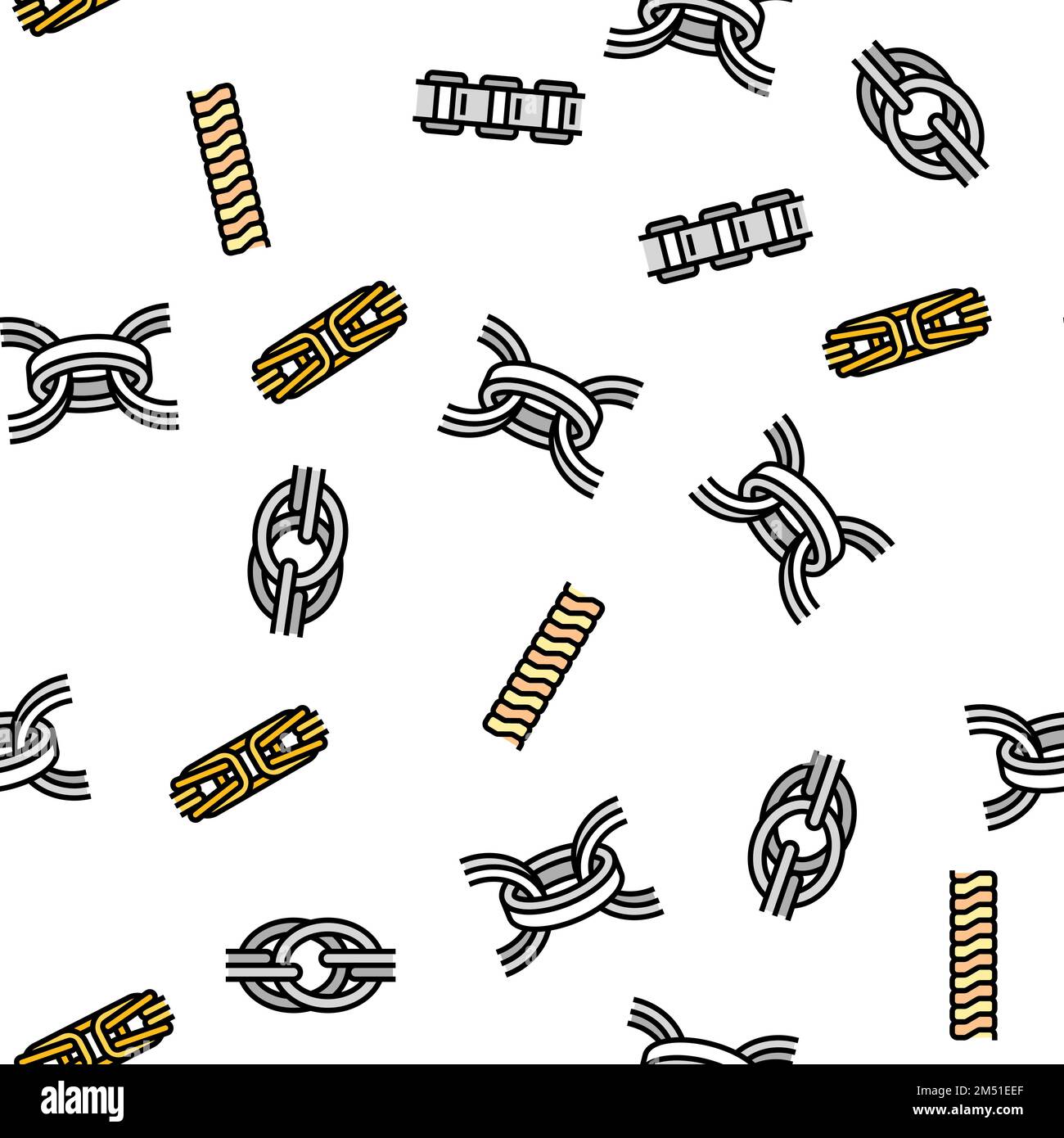 chain metal connection link vector seamless pattern Stock Vector Image ...