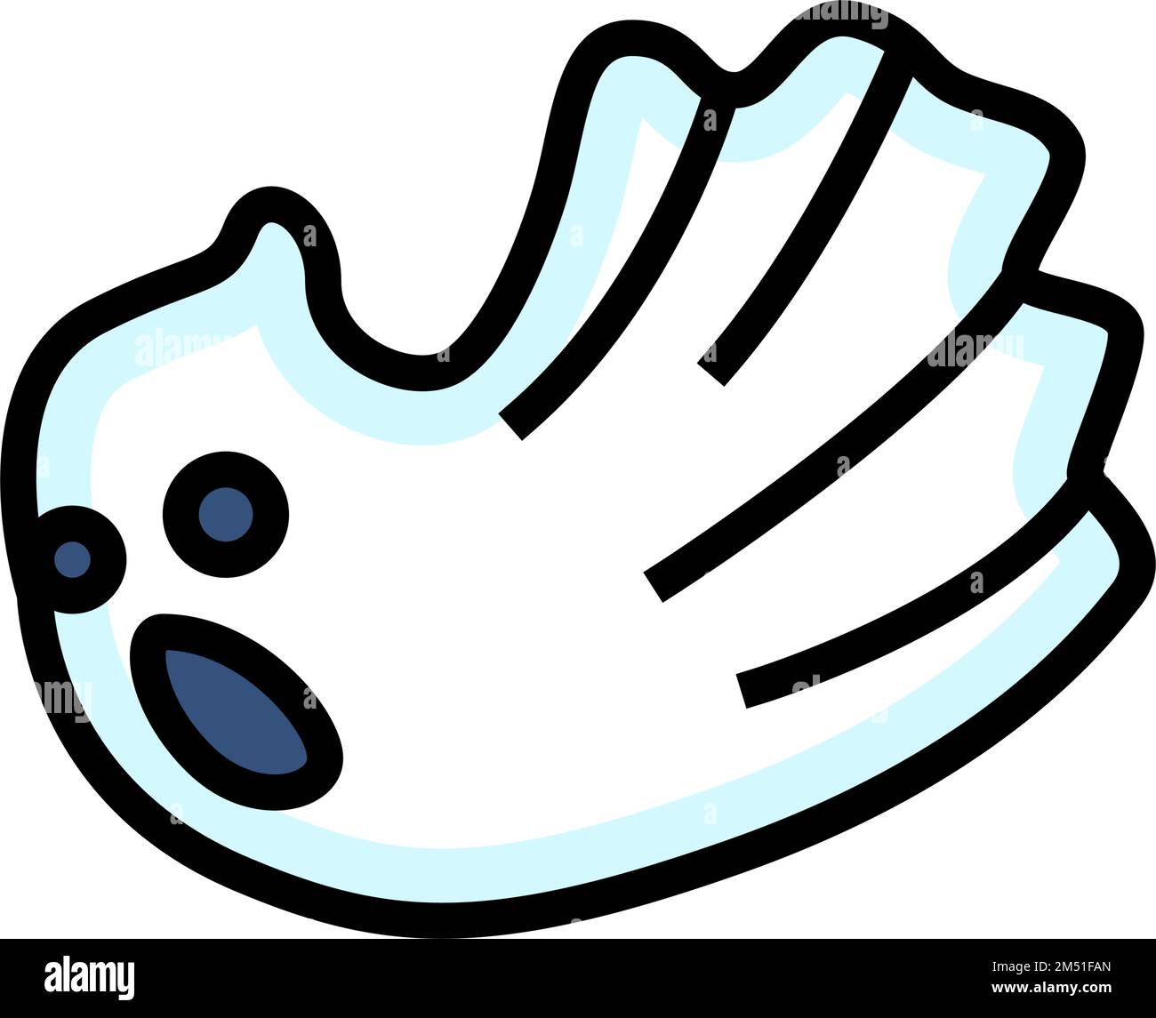 fly ghost color icon vector illustration Stock Vector Image & Art - Alamy