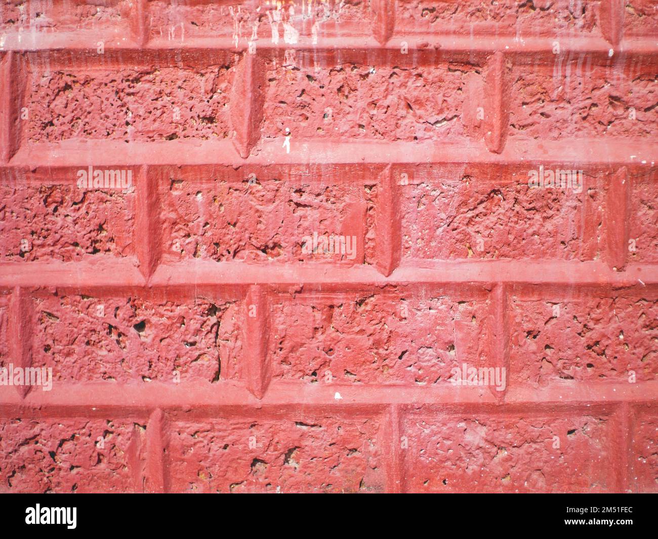 Red brick pattern background image Stock Photo - Alamy