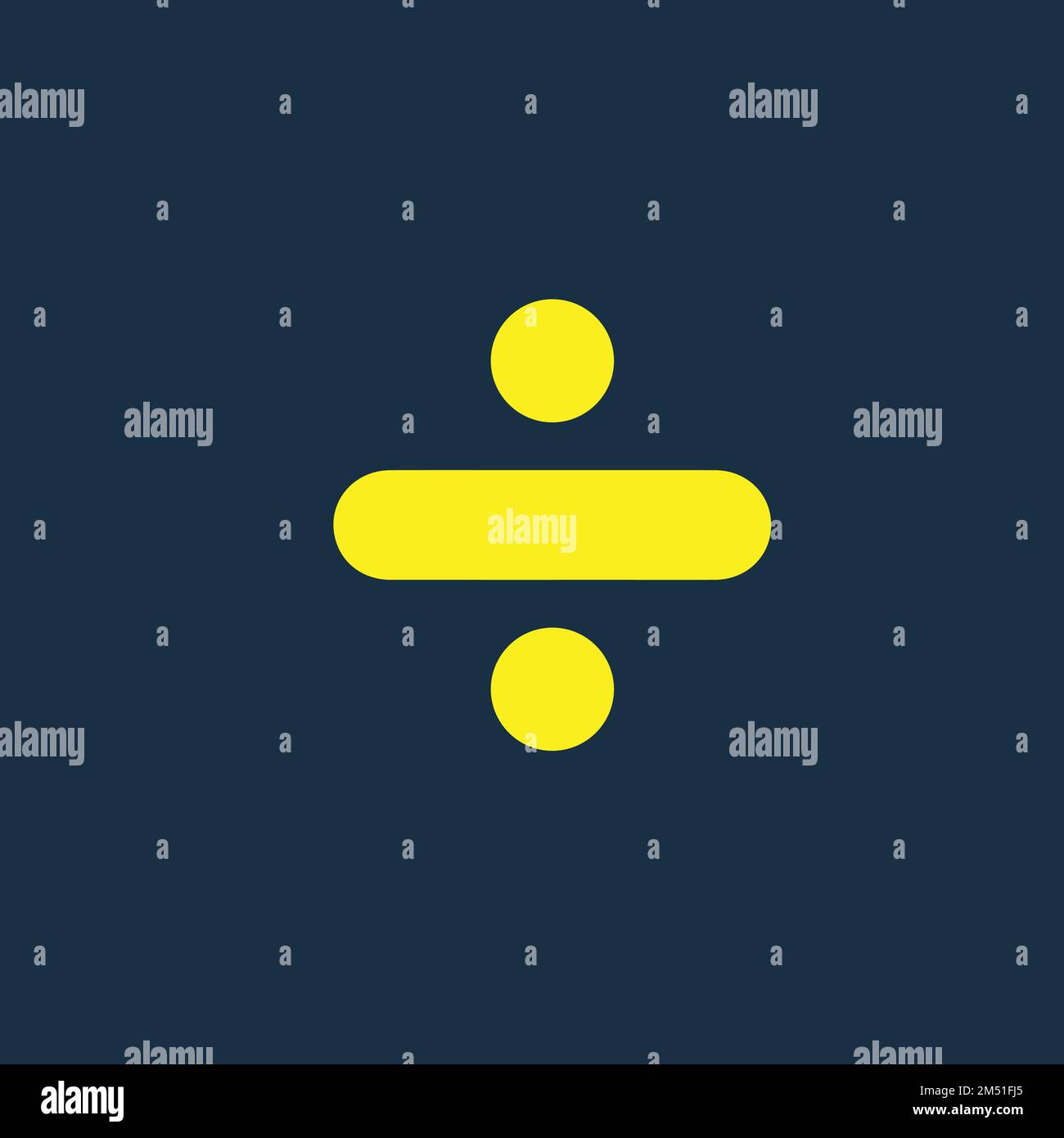 Division symbols in math hi-res stock photography and images - Alamy