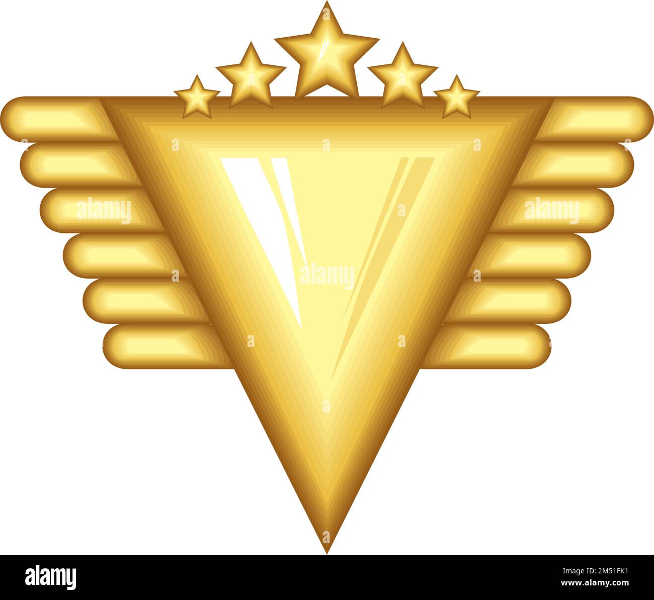 golden triangle badge Stock Vector Image & Art - Alamy