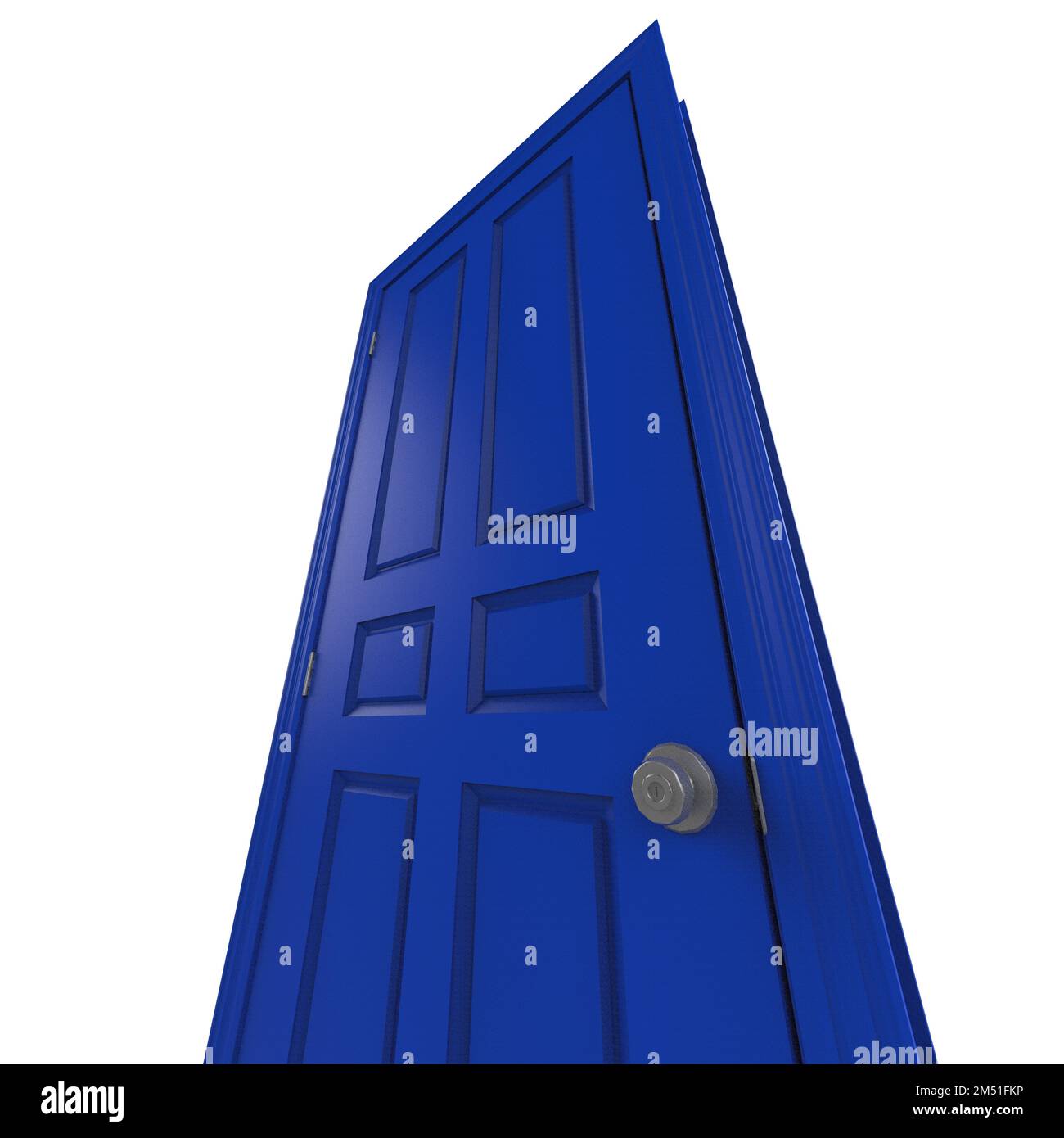 open isolated interior door closed 3d illustration rendering Stock ...