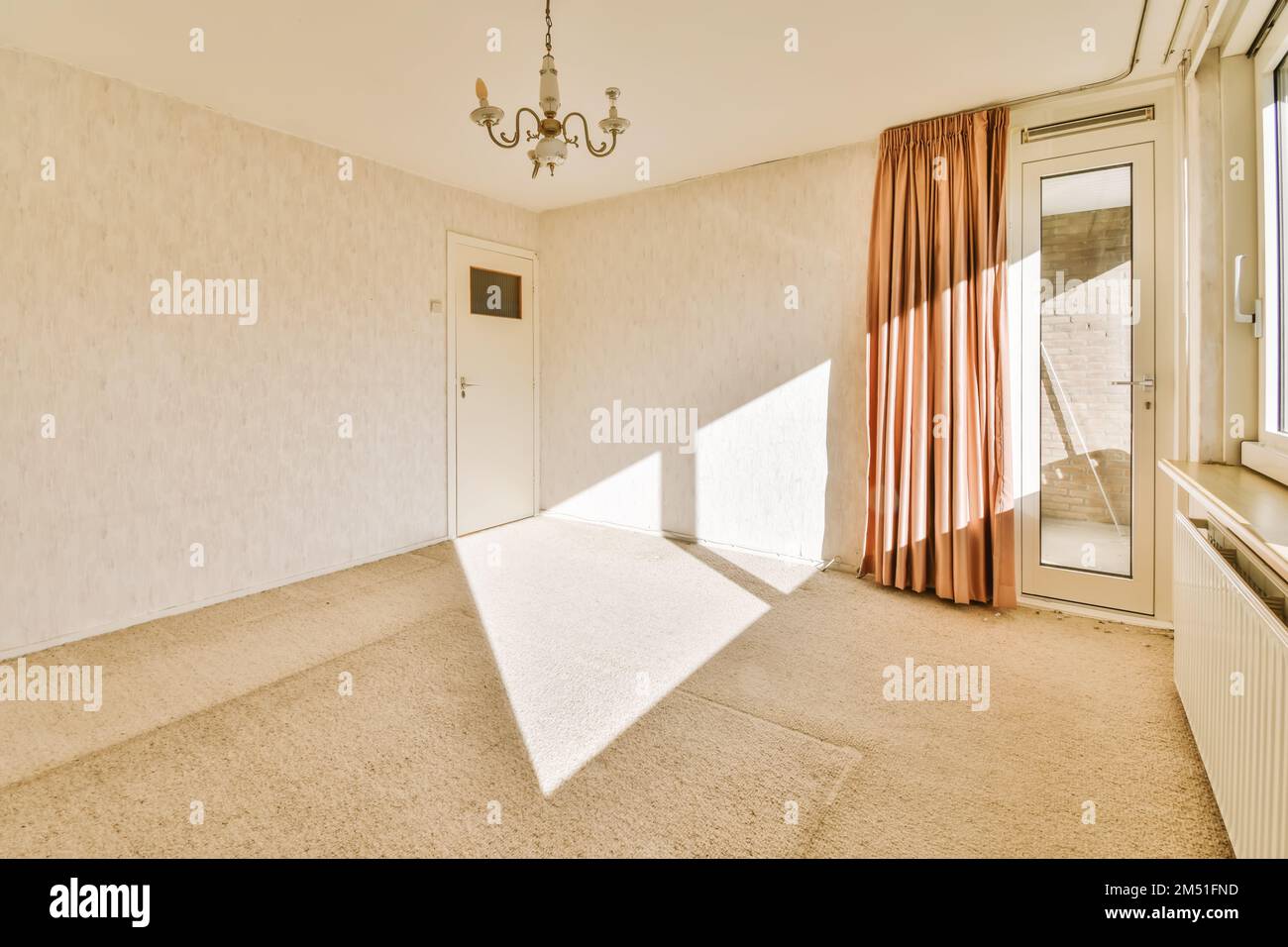 an empty living room with no one person in the house or place to be ...