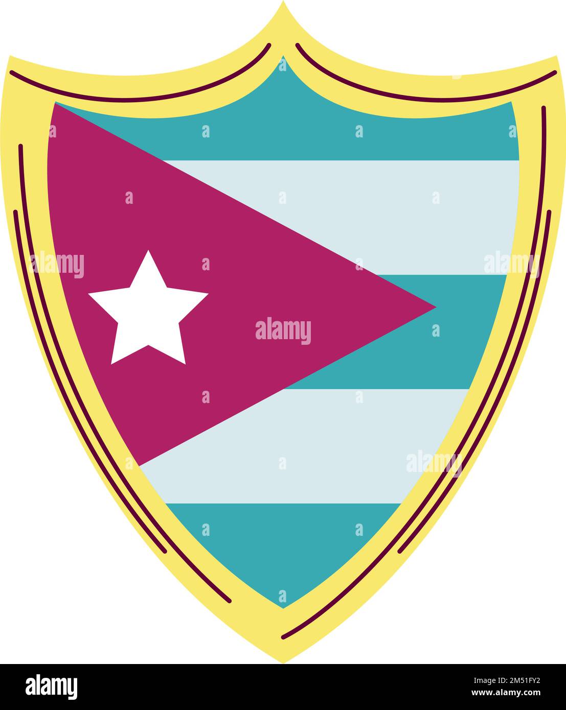 Cuban official flag Cut Out Stock Images & Pictures - Alamy