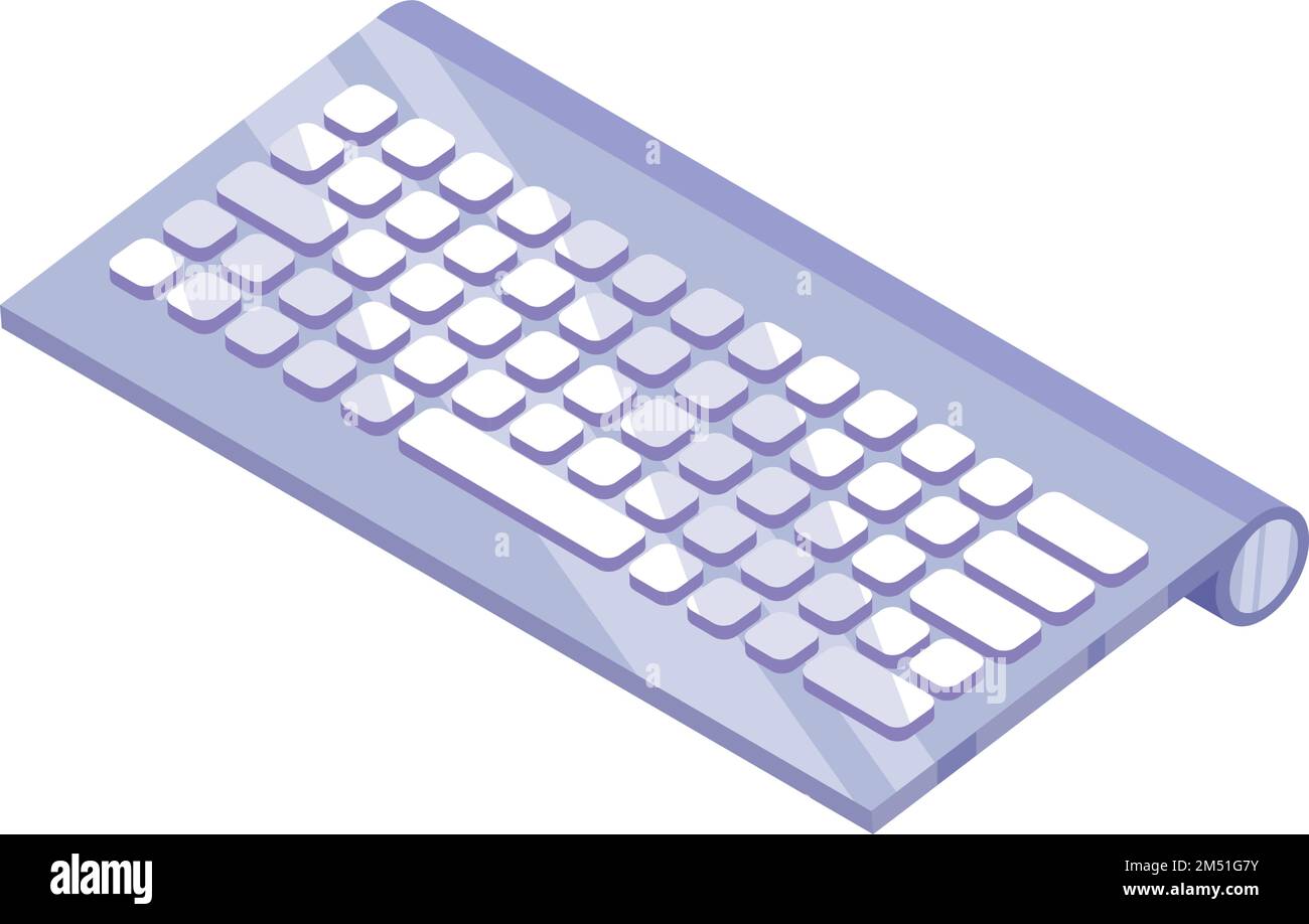 isometric keyboard computer icon Stock Vector Image & Art - Alamy
