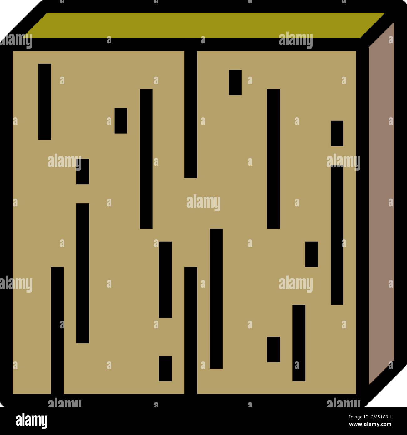 brass metal copper color icon vector illustration Stock Vector Image ...