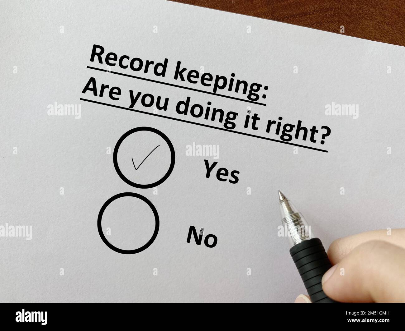 Record keeping hi-res stock photography and images - Alamy