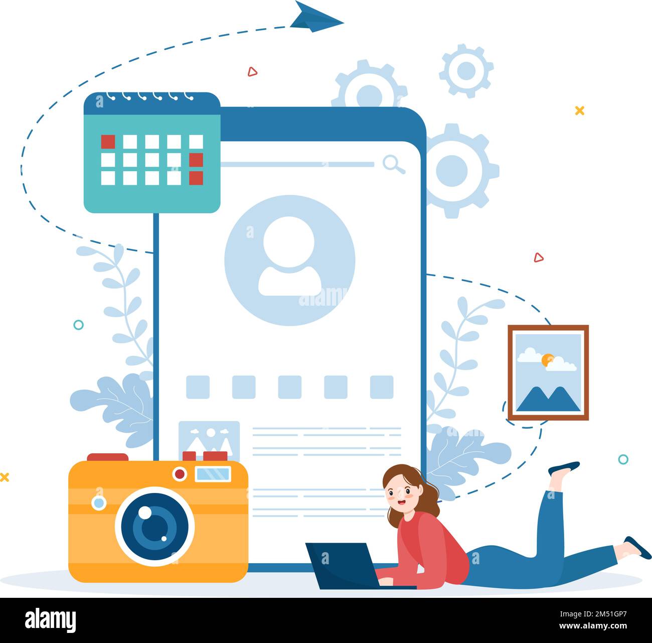 Personal Portfolio with Profile Data, Resume or Self Improvement to ...