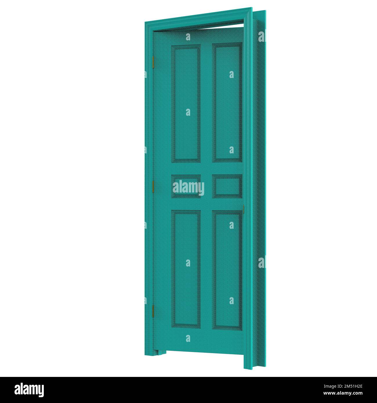 open isolated interior door closed 3d illustration rendering Stock ...