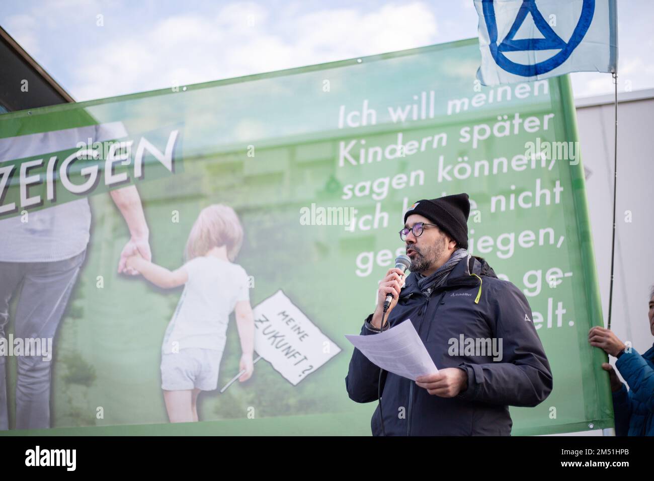 Prof. Dr. Patrick Zoll SJ. About 90 people joined a rally on December ...