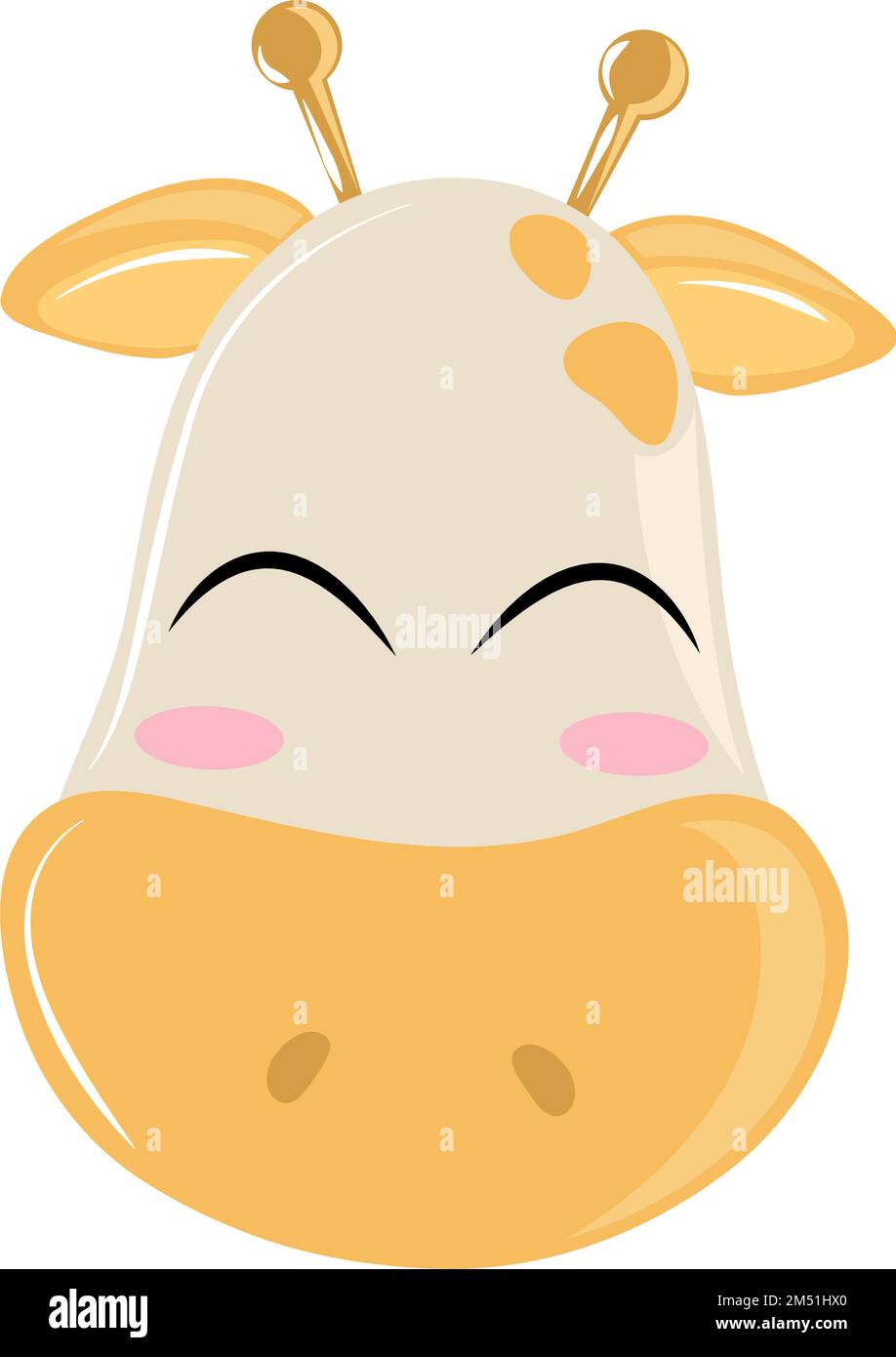 giraffe face cartoon Stock Vector Image & Art - Alamy
