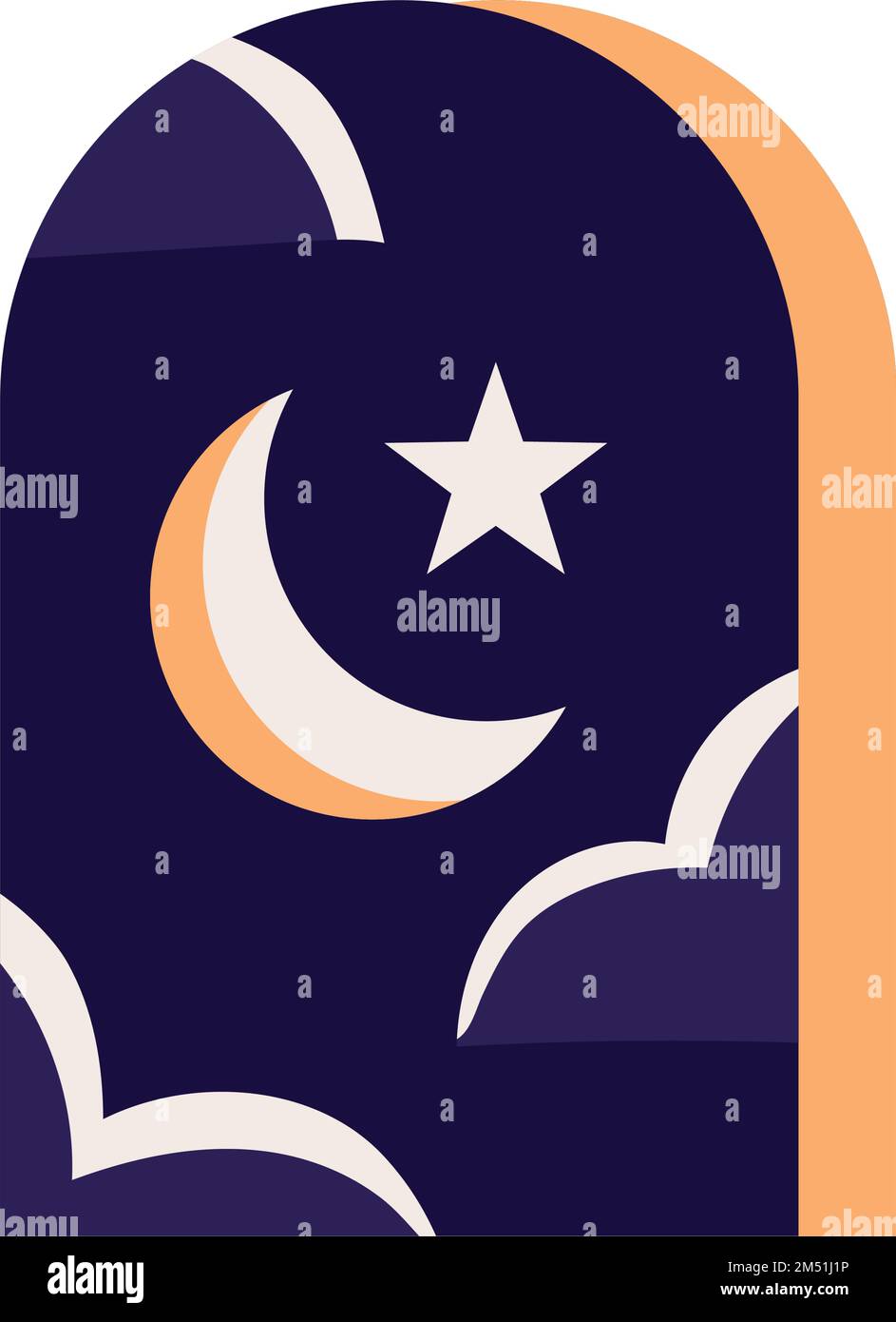 window night moon Stock Vector Image & Art - Alamy