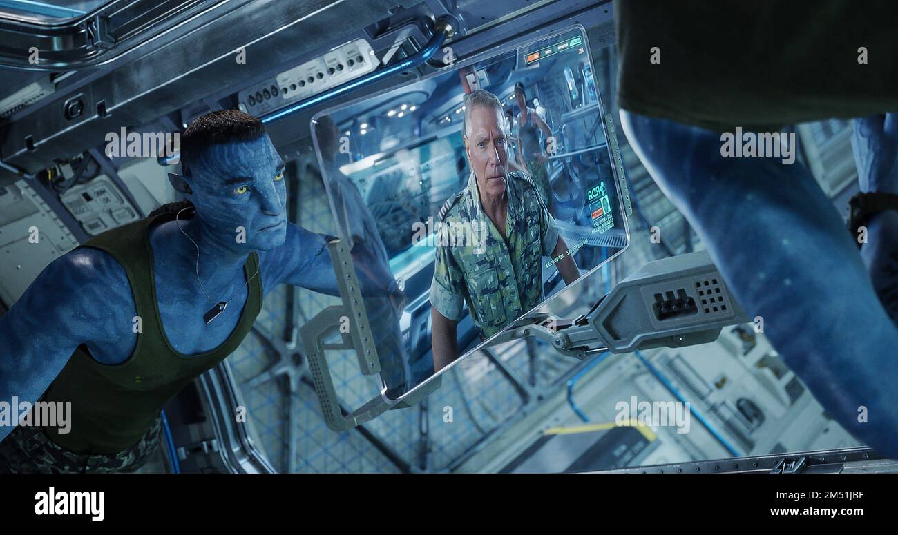 Quaritch (Stephen Lang) in 20th Century Studios' AVATAR: THE WAY OF WATER. Photo Credit: 20th ...