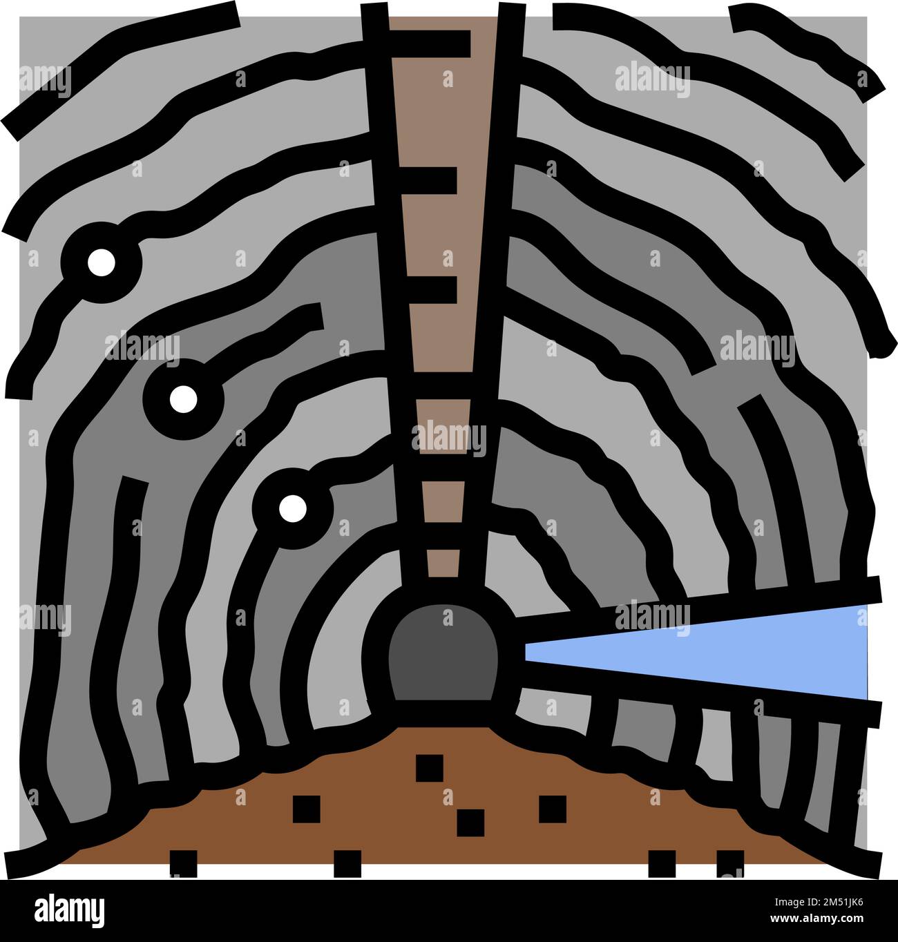 Metal mining pipeline Stock Vector Images - Alamy