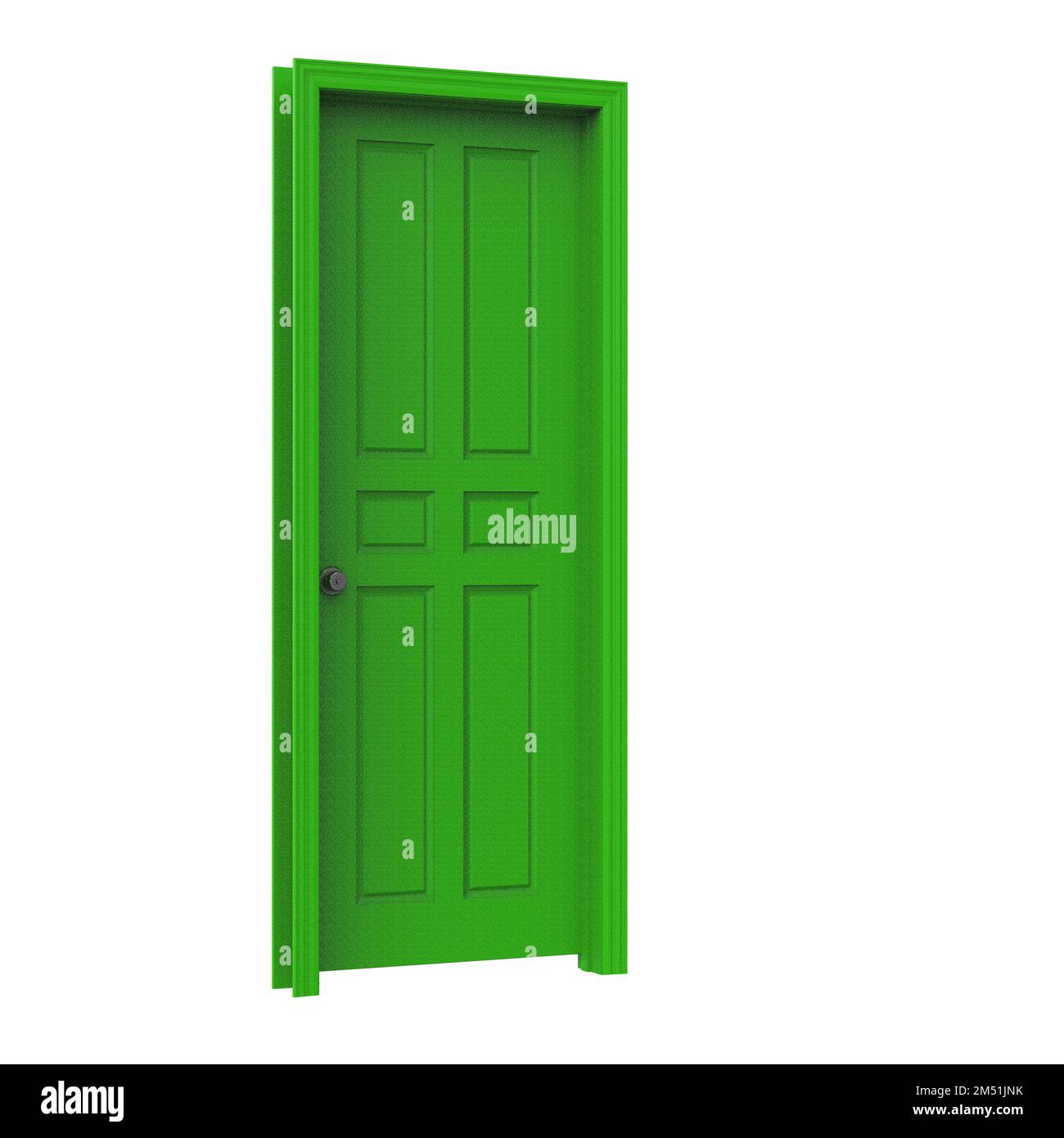 open isolated interior door closed 3d illustration rendering Stock ...