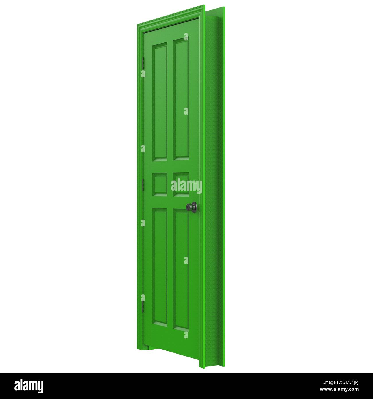 open isolated interior door closed 3d illustration rendering Stock ...