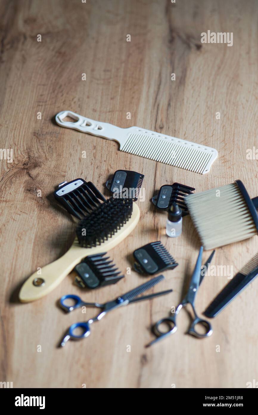 Barbershop equipment hi-res stock photography and images - Alamy