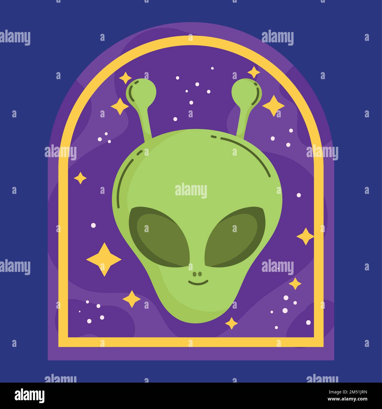 space alien cartoon Stock Vector Image & Art - Alamy
