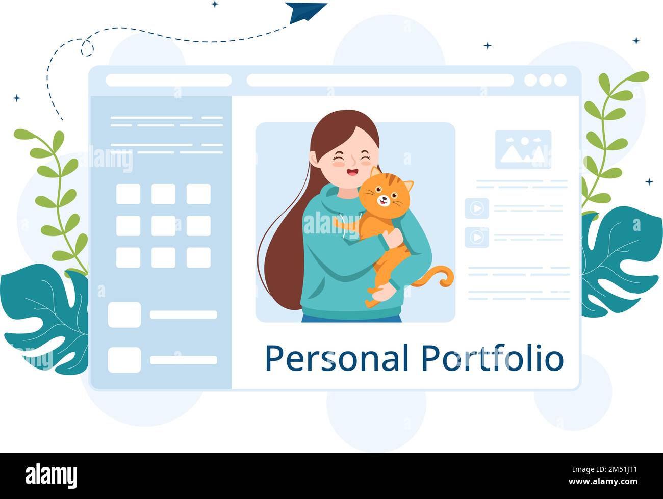 Personal Portfolio with Profile Data, Resume or Self Improvement to ...