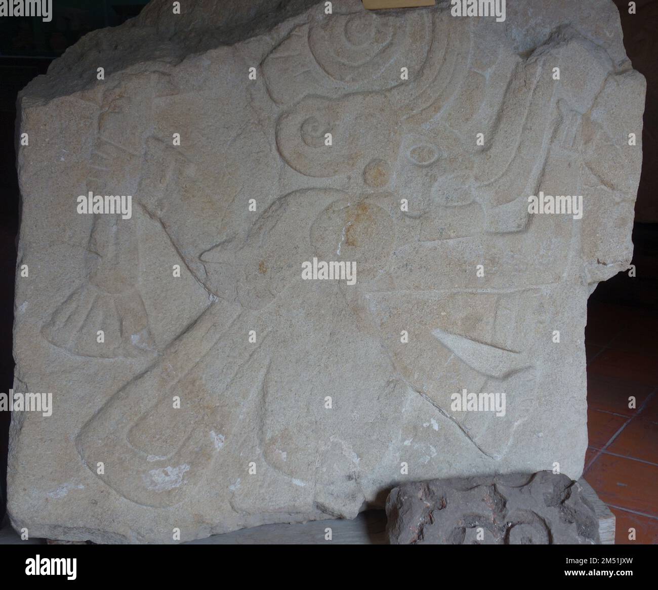 The remains of the Archaeological Site in Teotitlan del Valle, Oaxaca ...