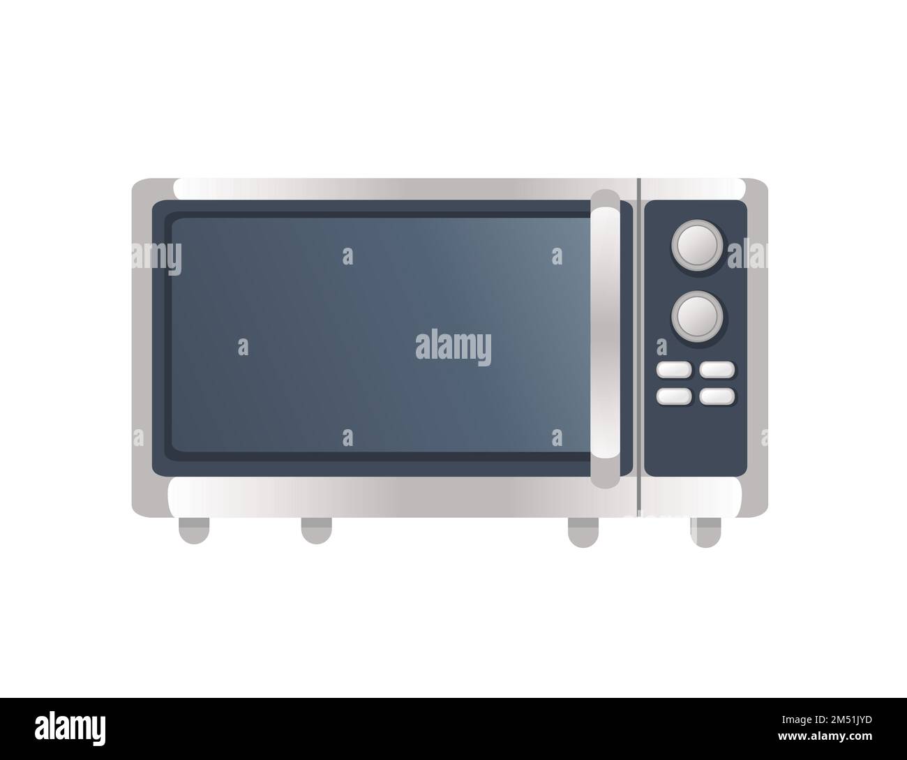 Modern style microwave vector illustration isolated on white background ...