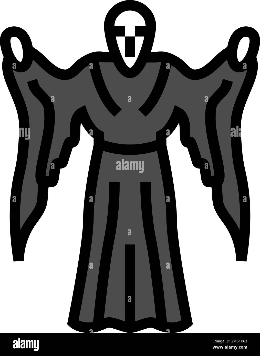 horror ghost color icon vector illustration Stock Vector Image & Art ...