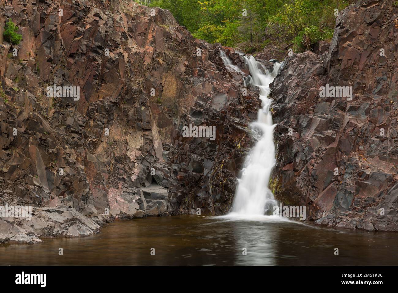 The Shallows Waterfall on the Lester River in Minnesota Stock Photo - Alamy