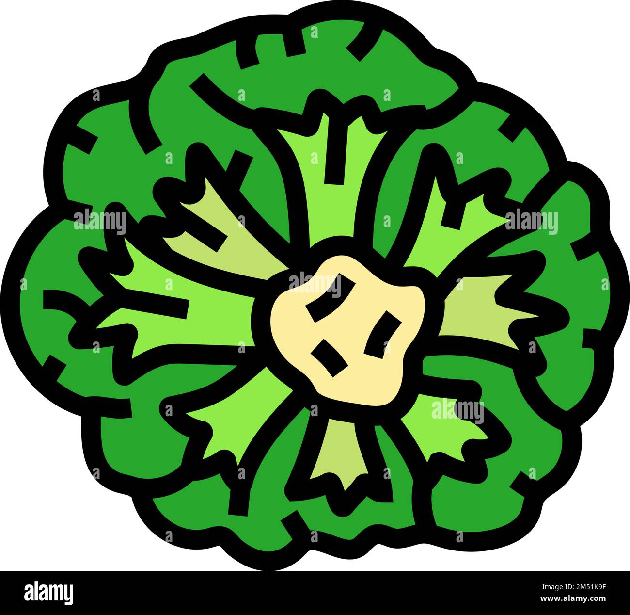 broccoli green color icon vector illustration Stock Vector Image & Art ...