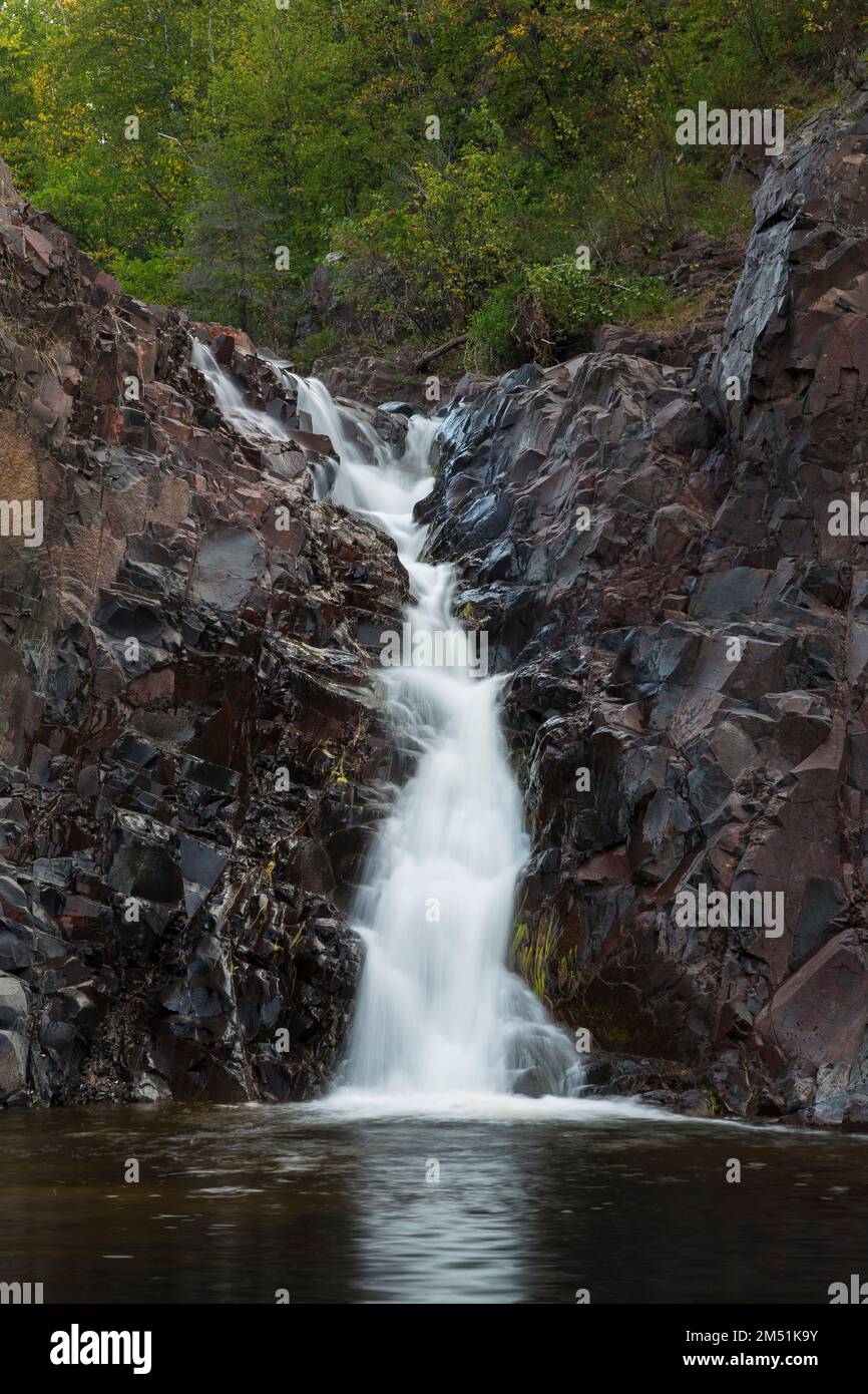 The Shallows Waterfall on the Lester River in Minnesota Stock Photo - Alamy