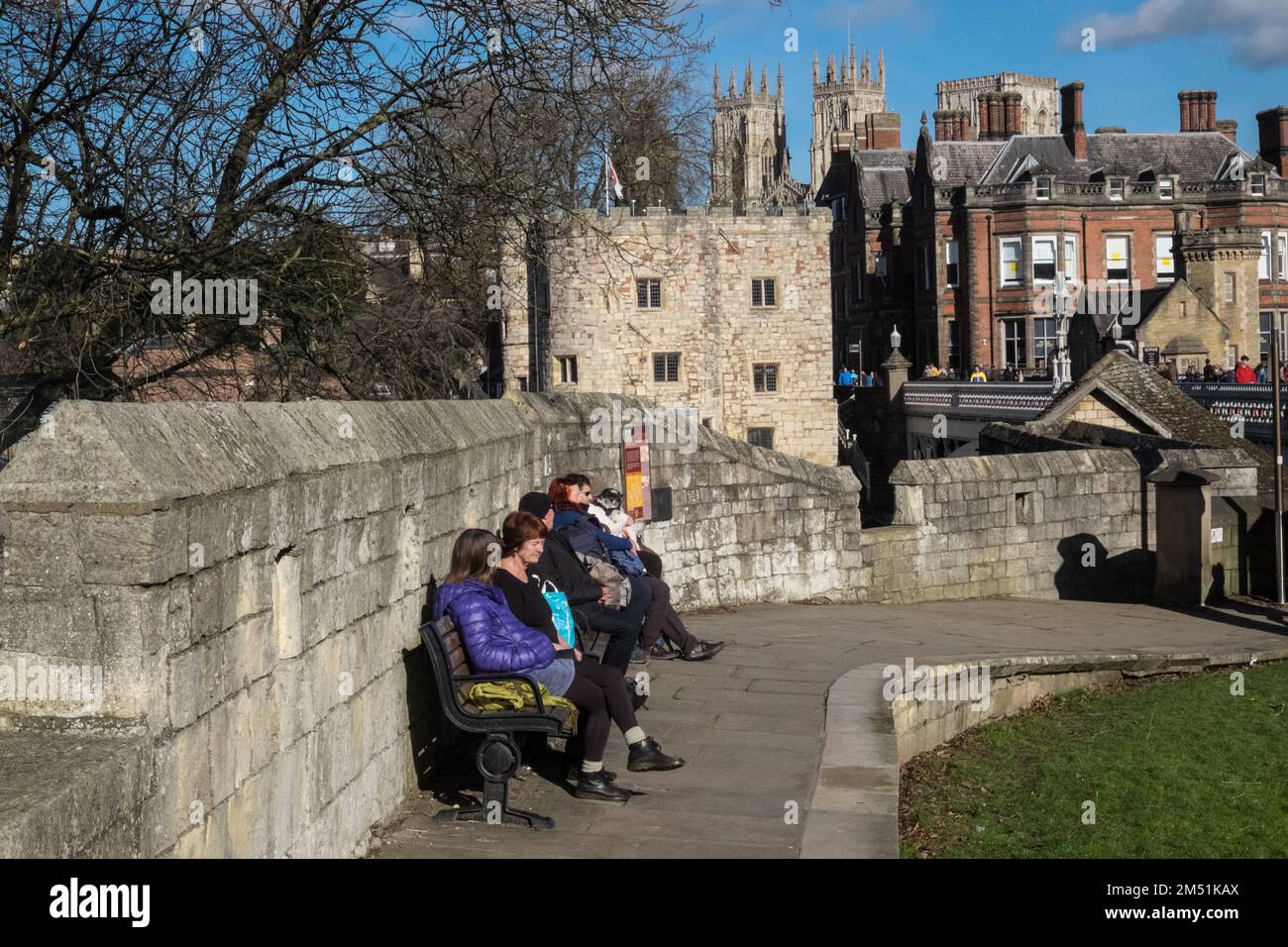 City,ancient,stone,wall,walls,in,of,York,with,stone,gates,gate, is a ...