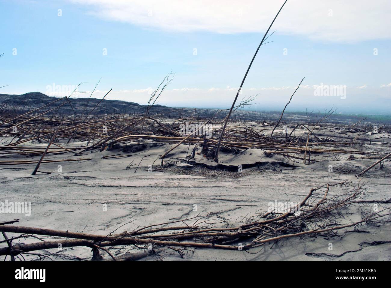 damage caused by volcanic eruptions Stock Photo - Alamy