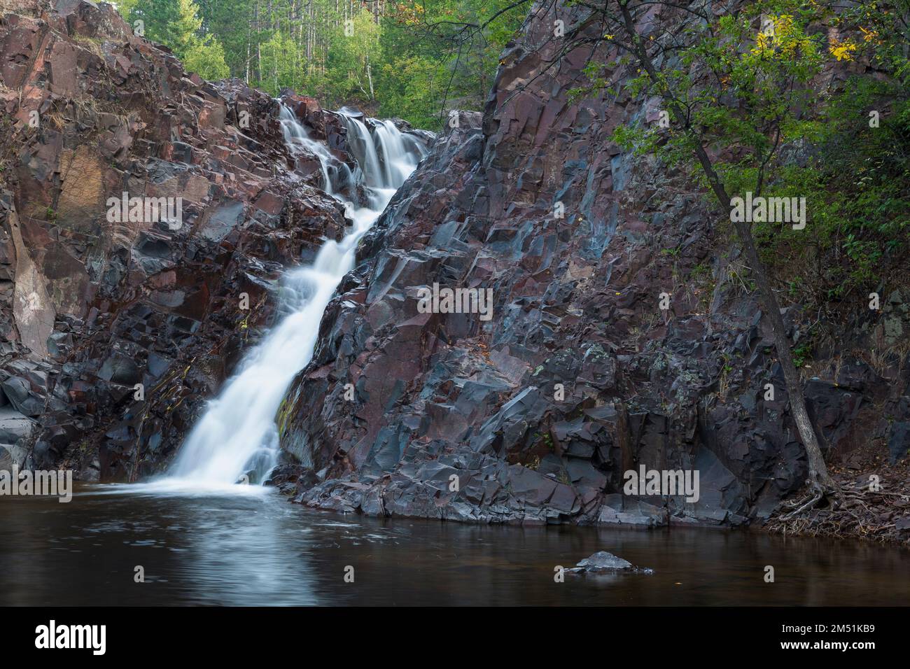 The Shallows Waterfall on the Lester River in Minnesota Stock Photo - Alamy
