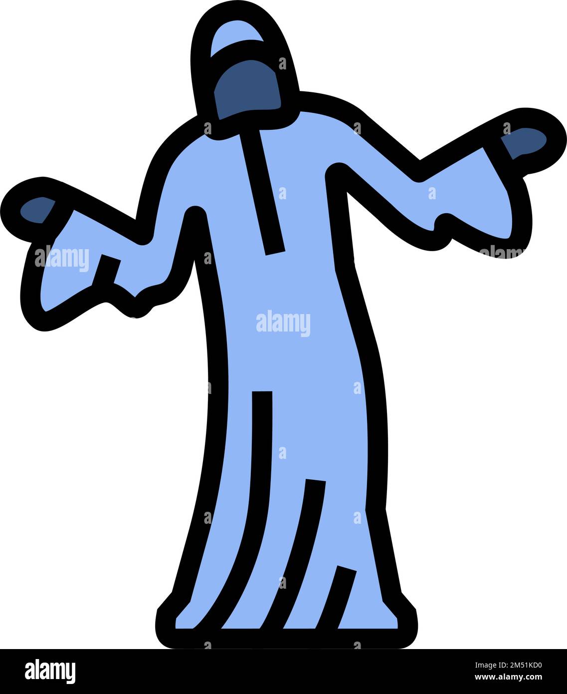 phantom ghost color icon vector illustration Stock Vector Image & Art ...