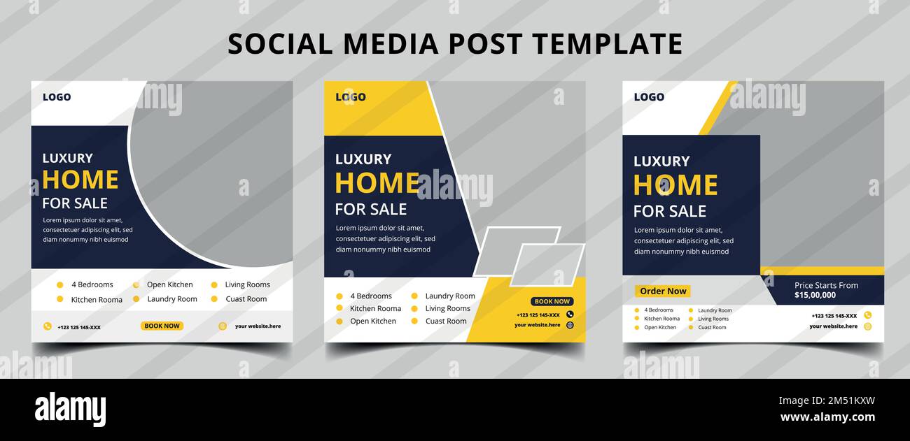 Social media post vector hi-res stock photography and images - Alamy