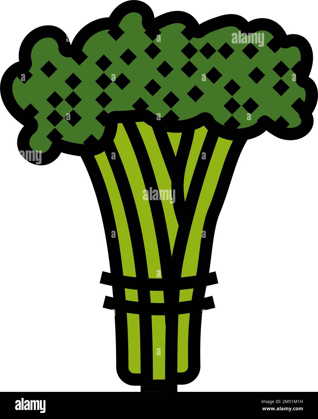 Broccoli rabe illustration Stock Vector Images - Alamy