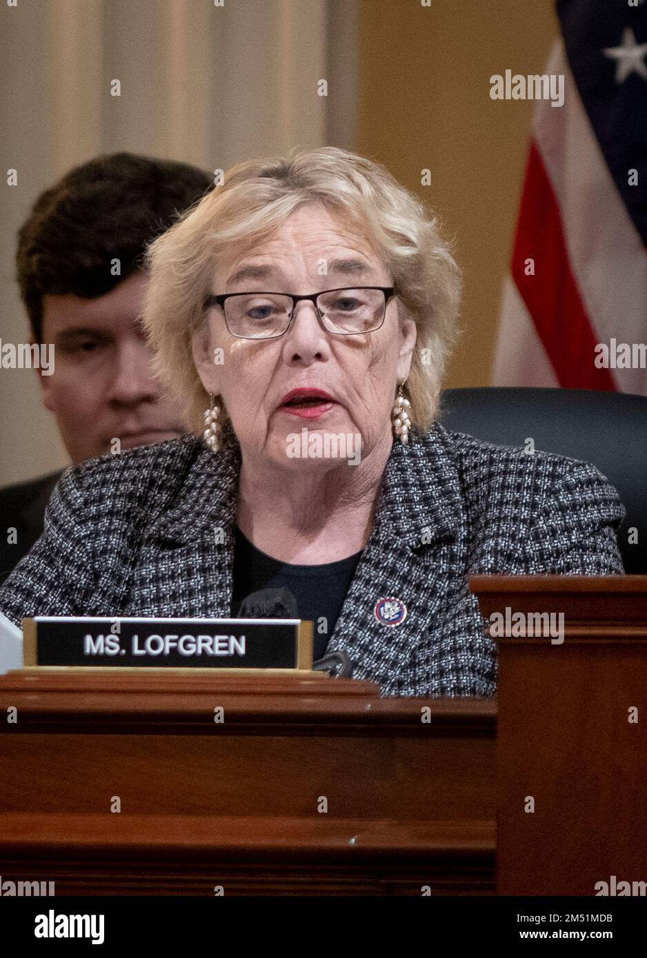 United States Representative Zoe Lofgren (Democrat of California ...
