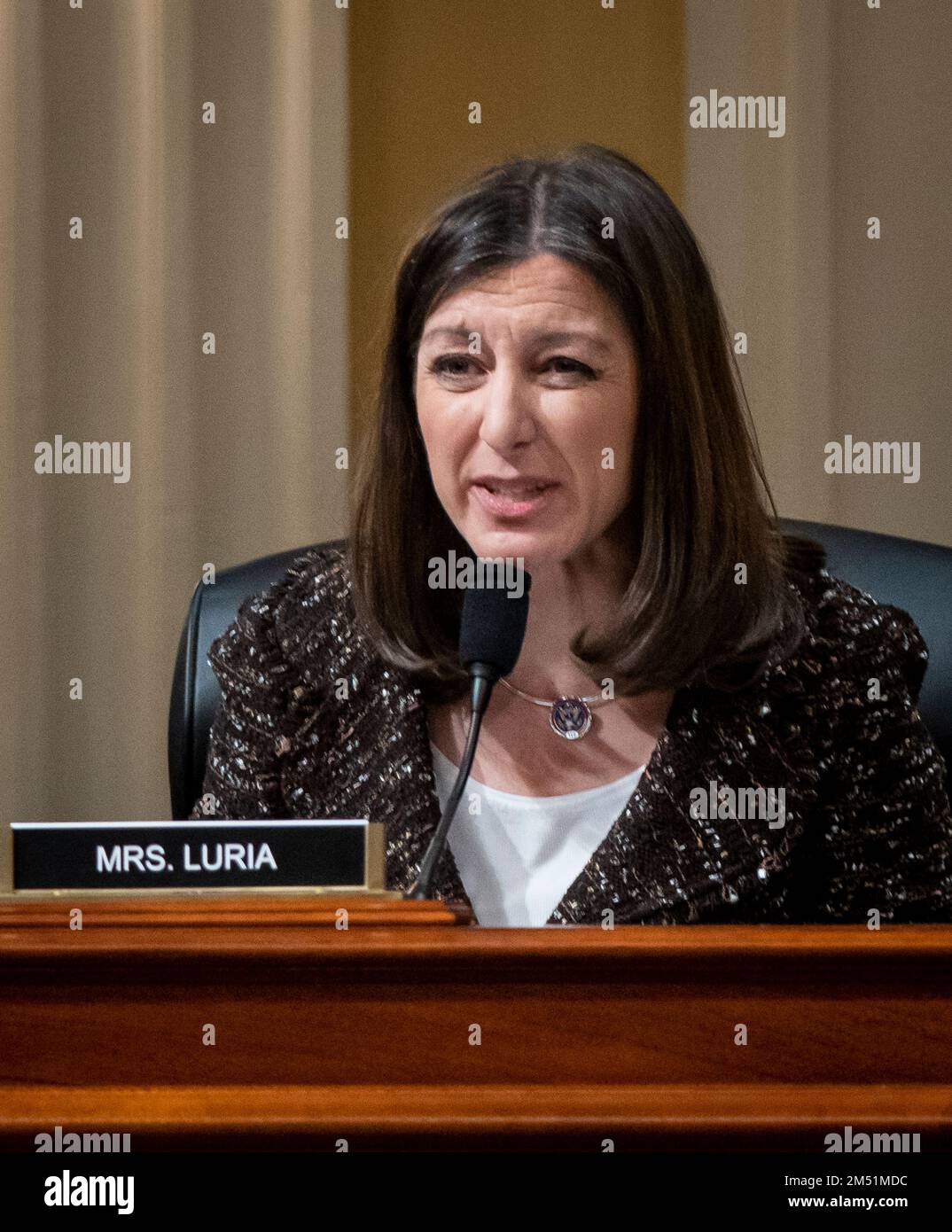United States Representative Elaine Luria (Democrat of Virginia) offers ...