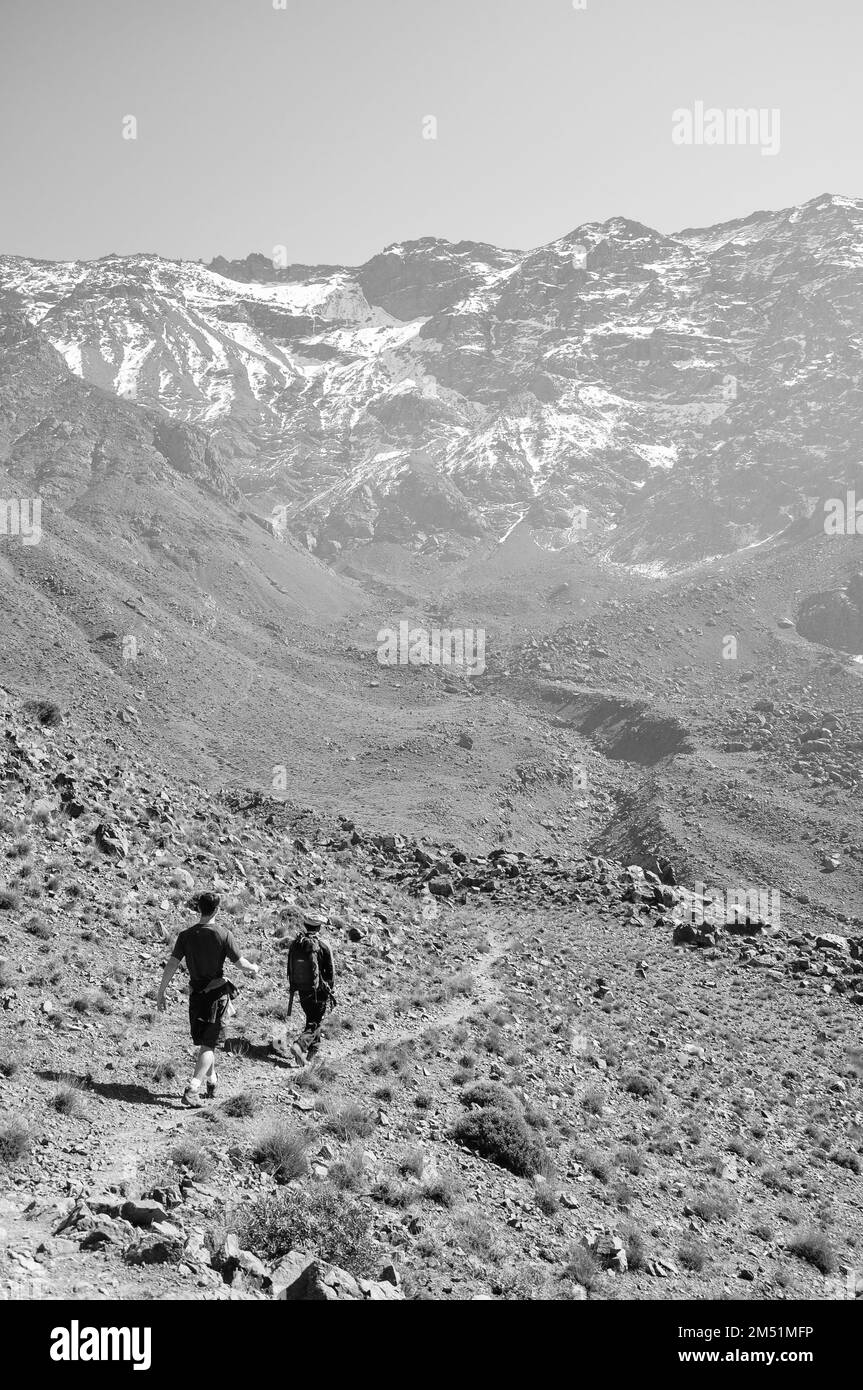 Rock atlas mountains Black and White Stock Photos & Images - Alamy
