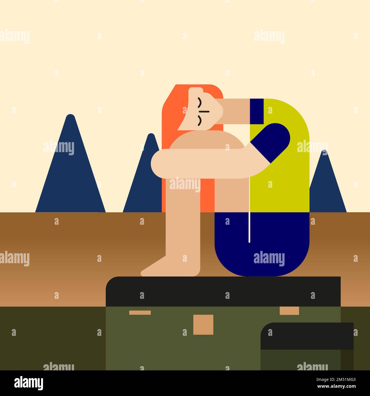 Sad examples Stock Vector Images - Alamy