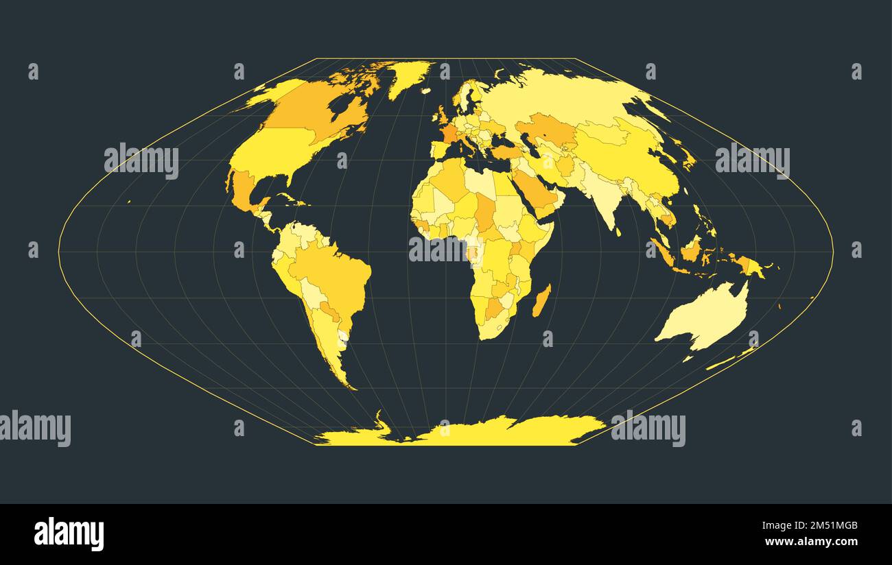 World Map. McBryde-Thomas flat-polar sinusoidal equal-area projection ...