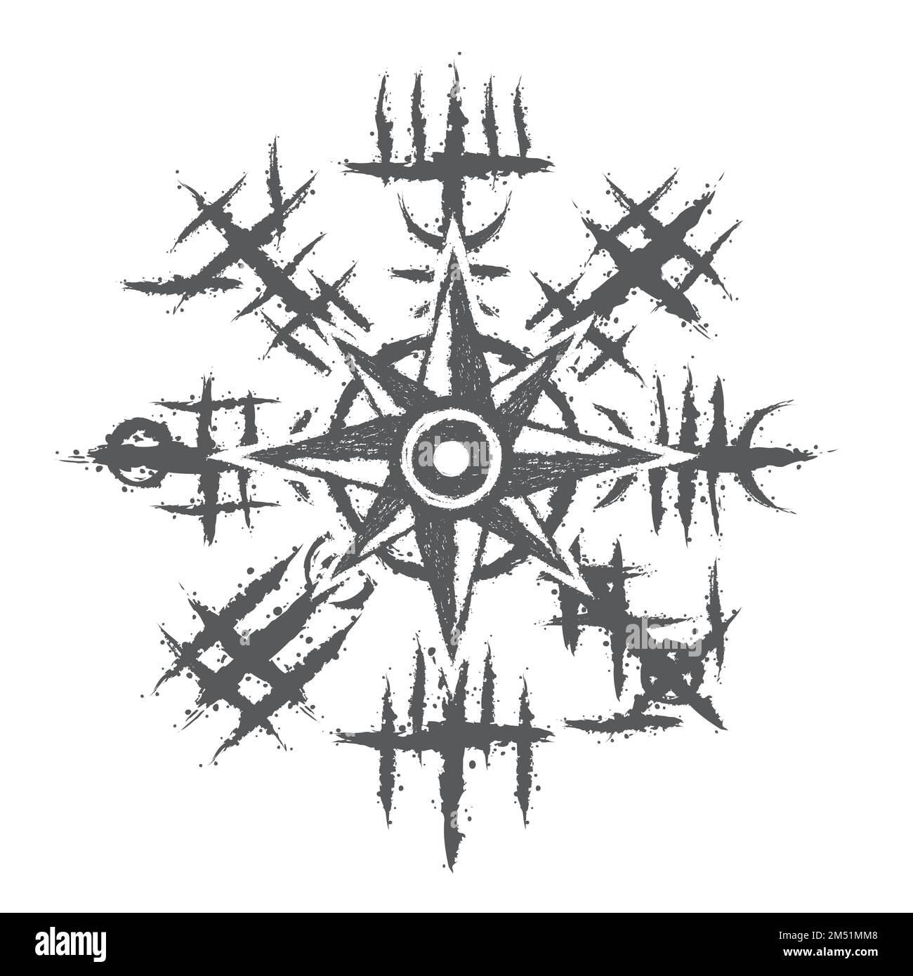 Viking star Black and White Stock Photos & Images - Alamy