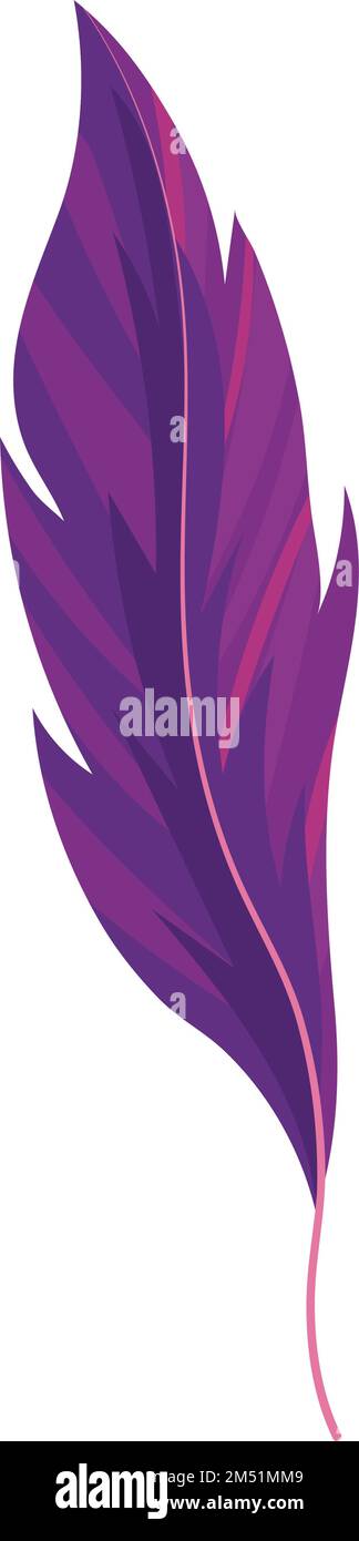 purple feather icon Stock Vector Image & Art - Alamy