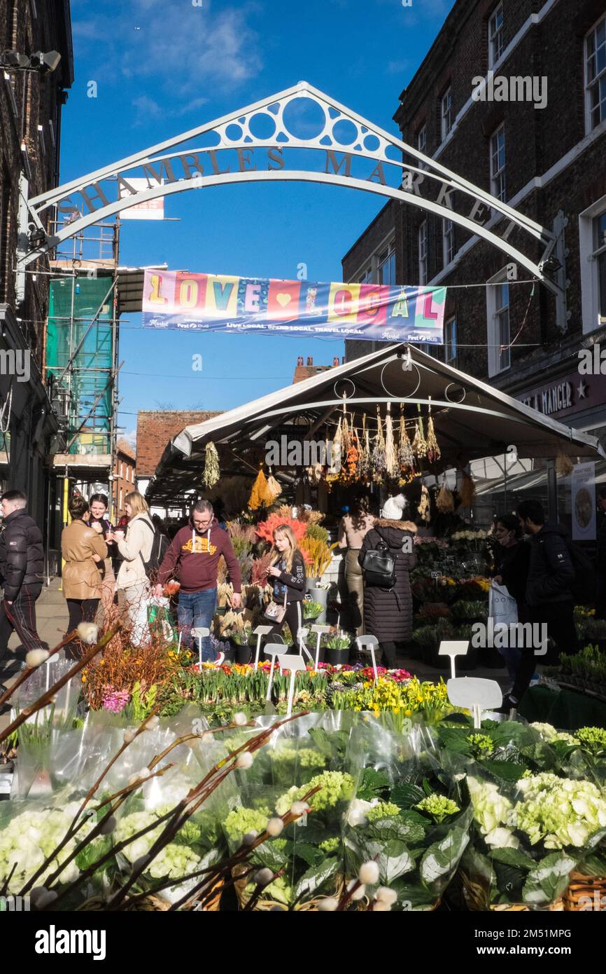 The Shambles Market,The Shambles,medieval,shopping,street,area,in ...