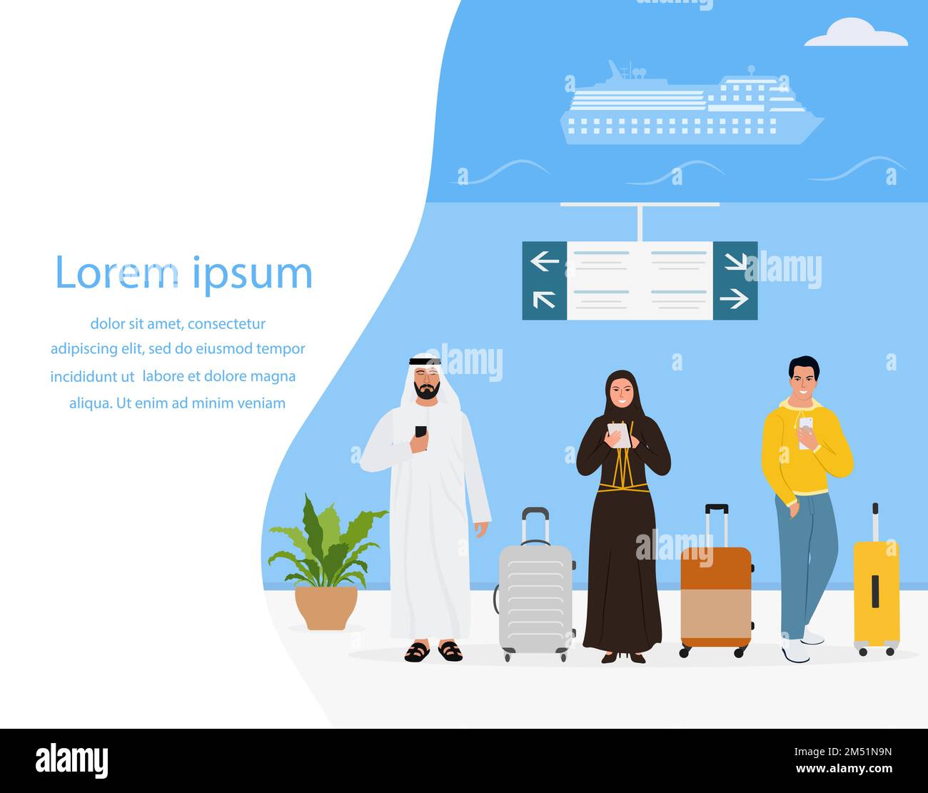 Man in harbor port Stock Vector Images - Alamy