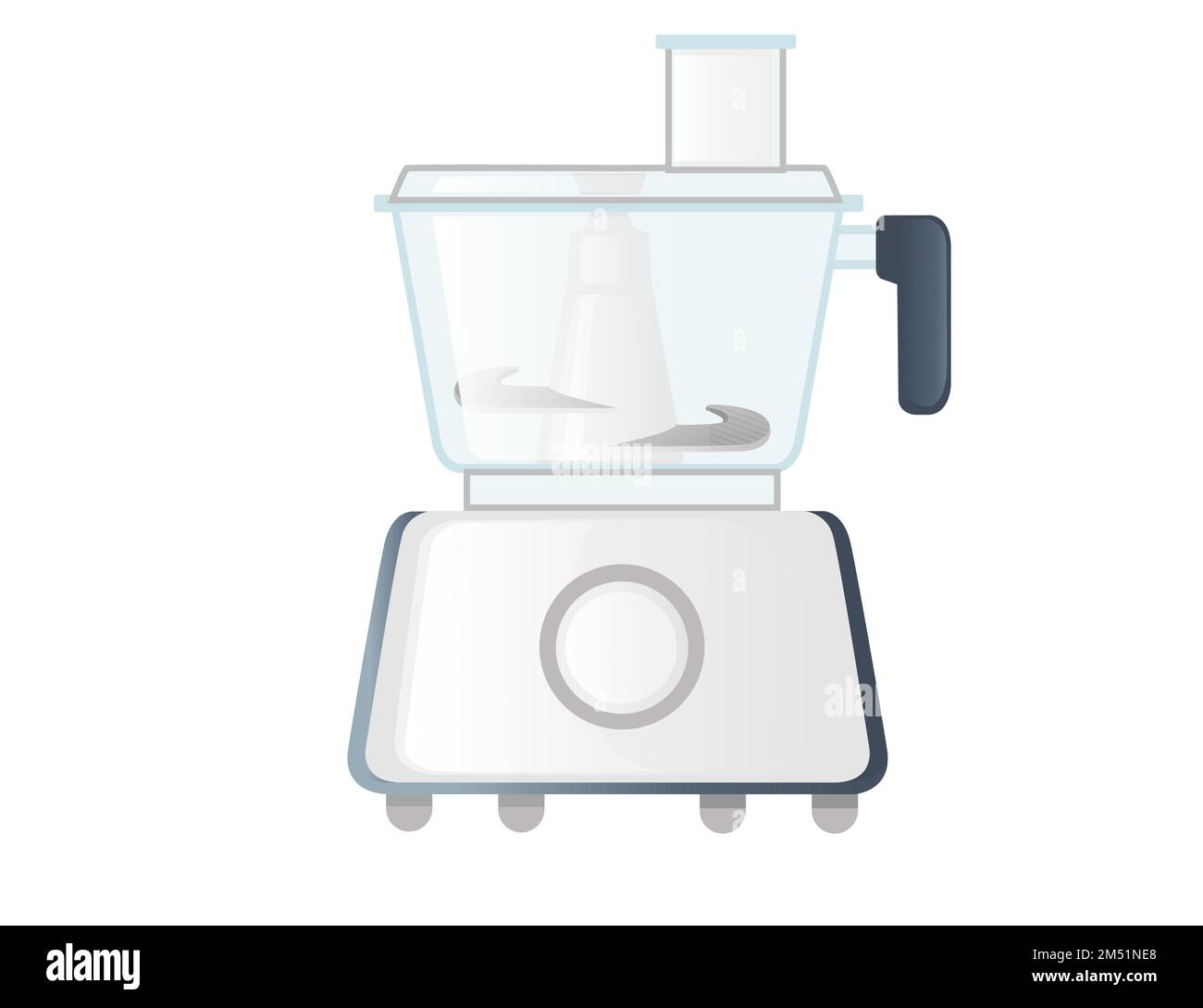 Kitchen stationary blender with analog control vector illustration ...