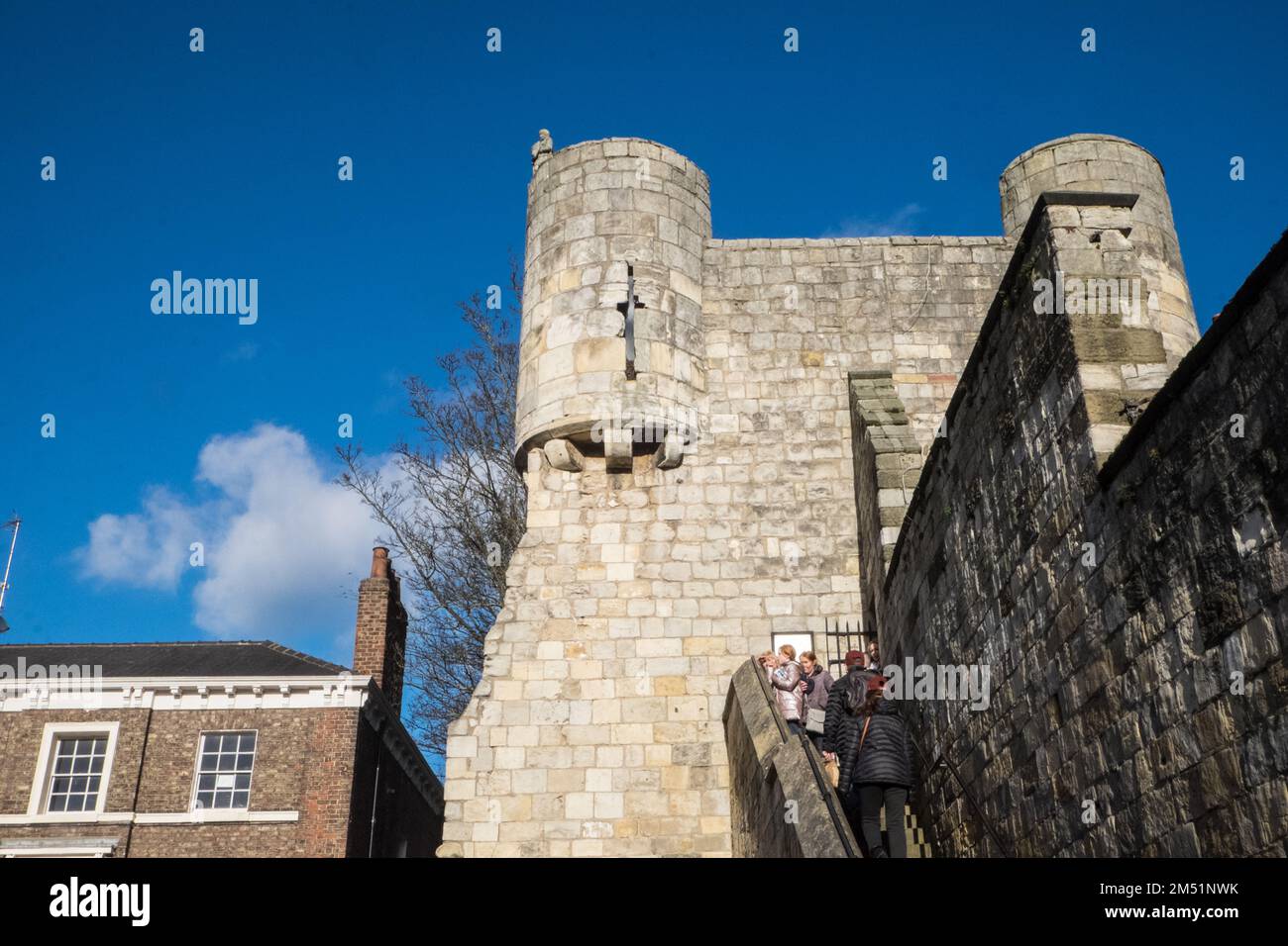 City,ancient,stone,wall,walls,in,of,York,with,stone,gates,gate, is a ...